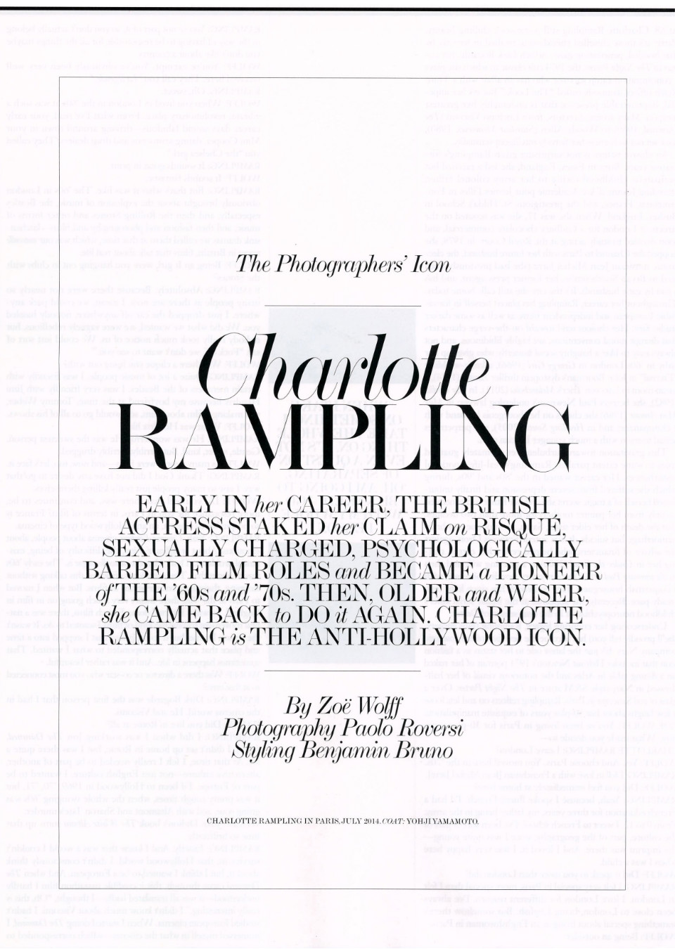 Charlotte Rampling